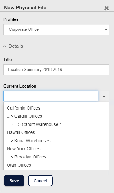 Manage Profile Fields – RecordPoint